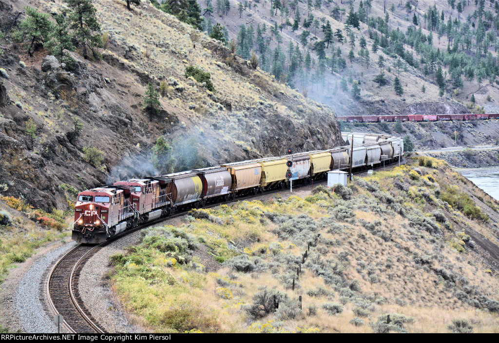 Approaching Drynoch West overhead CPR mile 77.86.